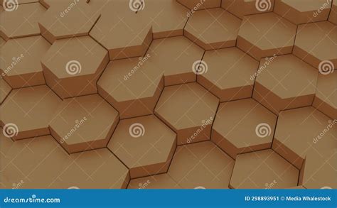 Columns Of Hexagons Move In Waves Design Geometric Columns Move Up