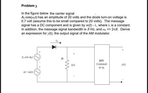 Solved Problem 1 Dual Tone Modulated Am Signal Consider An