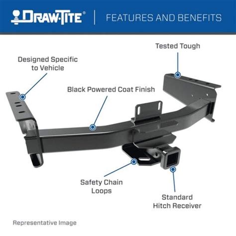Draw Tite 41954 Ultra Frame Hitch Class I Ii And Iii Ebay