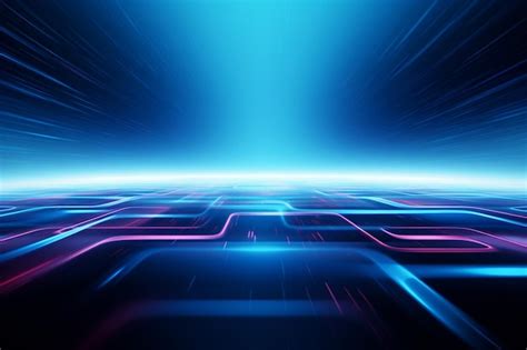 Premium Ai Image Abstract Cyber Space Background