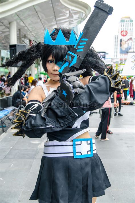 Unidentified Japanese Anime Cosplay Pose In Japan Festa In Bangkok 2013