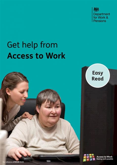 Pdf Get Help From Access To Work Easy Read Govuktitle Get Help