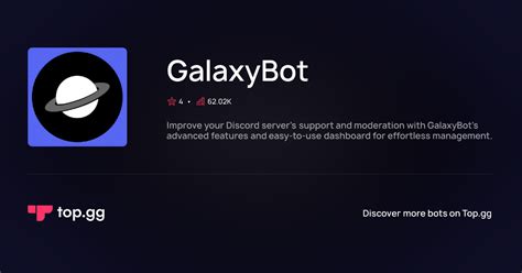 Add Galaxybot Discord Bot The 1 Discord Bot And Discord App List