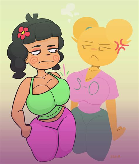 Rule 34 2girls Anger Vein Big Breasts Black Hair Breast Press Breast Squeeze Breasts Clothed