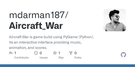 Github Mdarman187aircraftwar Aircraft War Is Game Build Using Pygame Python Its An