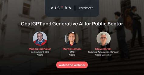 Leveraging Generative Ai In Public Sector
