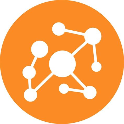 Knowledge Graph Glyph Circle Icon 39493552 Vector Art At Vecteezy