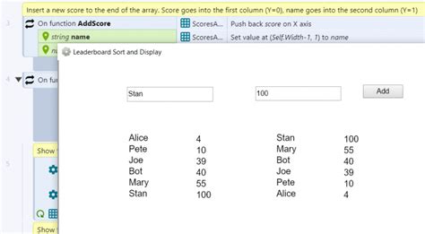 Simple Scoreboard Leaderboard With An Array C3 How To Construct