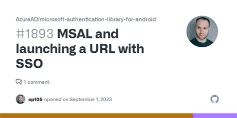 Msal And Launching A Url With Sso · Issue 1893 · Azureadmicrosoft