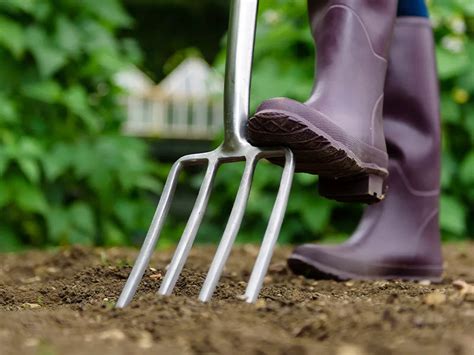 Stainless Steel Digging Fork — The Garden Concept