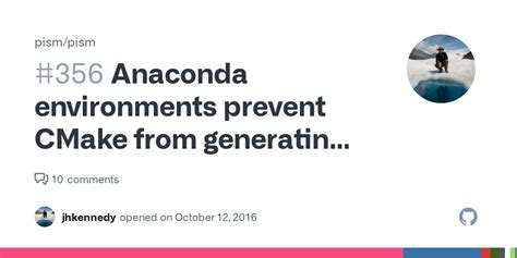 Anaconda Environments Prevent Cmake From Generating A Safe Runtime