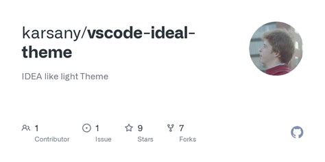 GitHub Karsany Vscode Ideal Theme IDEA Like Light Theme