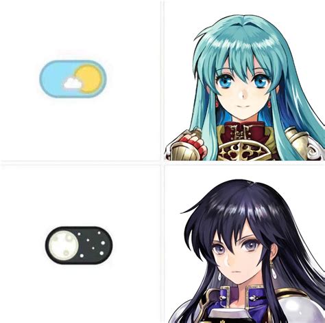 Day Night Toggle With Eirika And Ayra Day Night Toggle Button Know