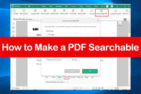 How To Make A PDF Searchable