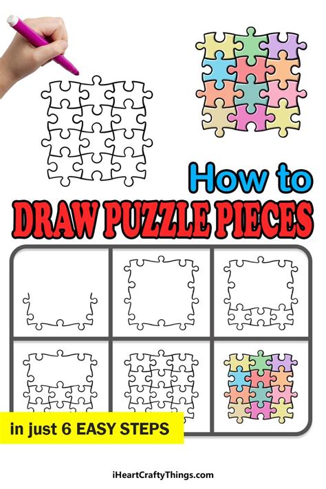 How To Draw Puzzle Pieces A Step By Step Guide Easy Drawings For
