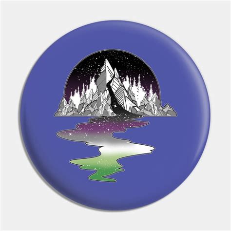 Aroace River Lgbt Asexual Aromantic Pride Flag Aroace Pin Teepublic
