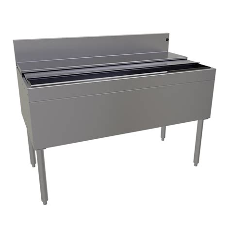 Glastender Ibb 48 48 Main Line Ice Bin W 170 Lb Ice Bin Stainless Steel