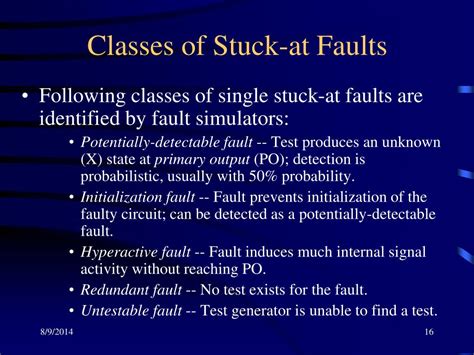 PPT ECE TESTING AND TESTABLE DESIGN OF DIGITAL SYSTES PowerPoint Presentation ID