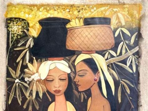 Naked Painting Hand Painted Bali Balinese Sexy Topless Women