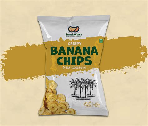 Banana Chips Packaging Design Behance