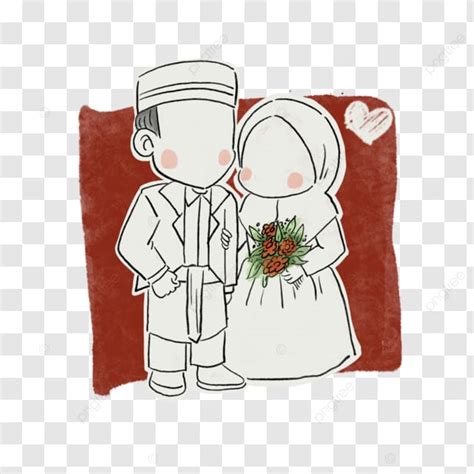 결혼식을 위한 이슬람 커플 혼례 커플 이슬람교도 Png 일러스트 및 Psd 이미지 무료 다운로드 Pngtree