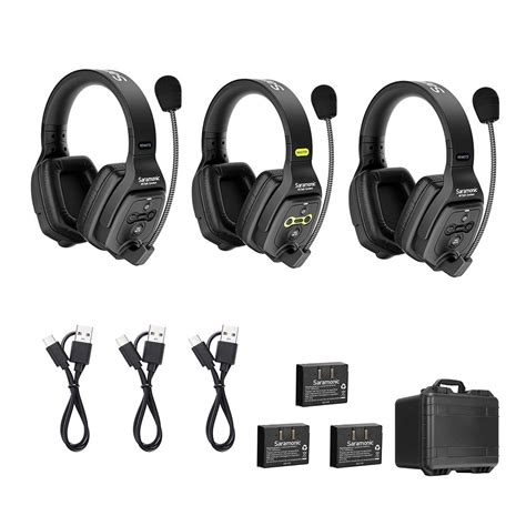 Saramonic Witalk Wt3d Full Duplex Wireless Headset Intercom System