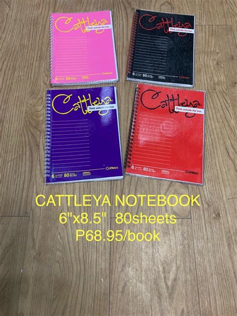 Cattleya Notebook Hobbies And Toys Stationary And Craft Stationery And School Supplies On Carousell