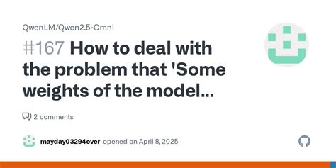 How To Deal With The Problem That Some Weights Of The Model Checkpoint