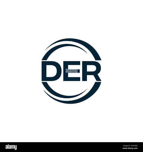 Der Logo D E R Design White Der Letter Der D E R Letter Logo Design