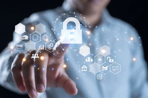 Cybersecurity And Privacy Concepts To Protect Data Stock Image Image
