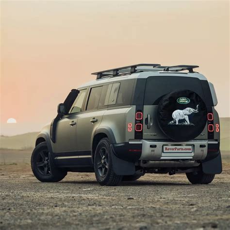 Spare Tire Cover For New Defenders 32 Inch Elephant Design