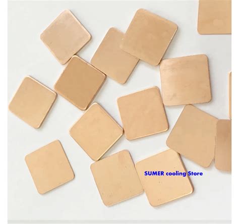 10 шт 15 мм X 15 мм X 01 мм 02 03 05 медный радиатор