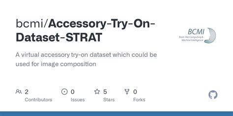 Github Bcmiaccessory Try On Dataset Strat A Virtual Accessory Try On Dataset Which Could Be