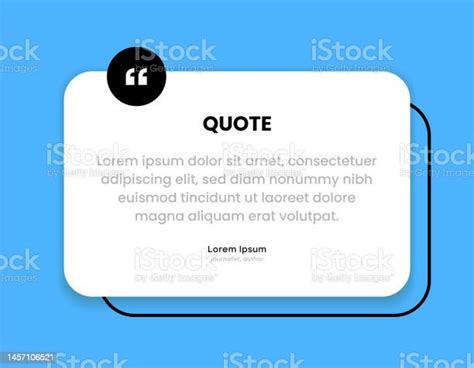 3d 버블 평가 배너 인용문 인포그래픽 따옴표를위한 소셜 미디어 게시물 템플릿 디자인 빈 말풍선 따옴표 거품 및 텍스트 상자