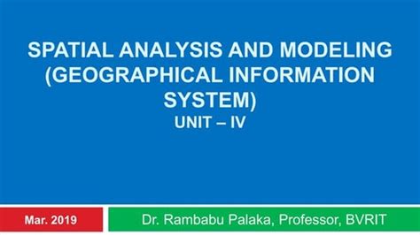 Qgis Trainingpptx Geography Science