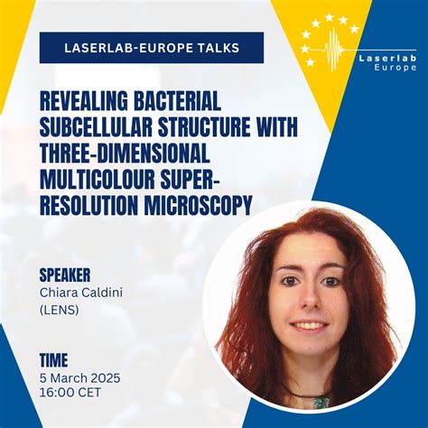 Laserlab Europe 📣 Register Now For Our Upcoming Laserlab Europe Talk ‘revealing Bacterial