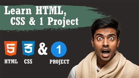 Html Css Tutorial Both In One Video With A Project Basic Project For