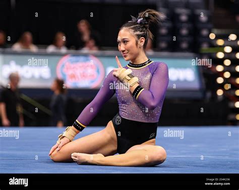 January 11 2025 Lsus Kailin Chio On The Floor Exercise During