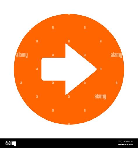 Right Arrow And Circle Stock Photo Alamy