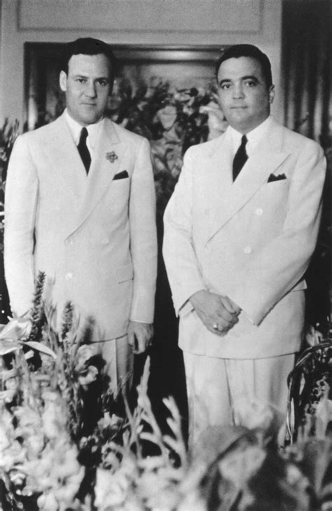 Fbi Director J Edgar Hoovers 20th Anniversary With Associate Director