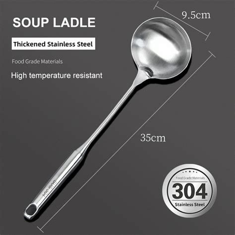 Stainless Steel Wok Spatula And Ladle For Cooking Big Chinese Soup
