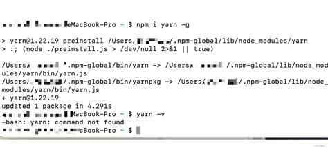 Mac Yarn安装成功但提示 Command Not Found 解决方案yarn Command Not Found Csdn博客