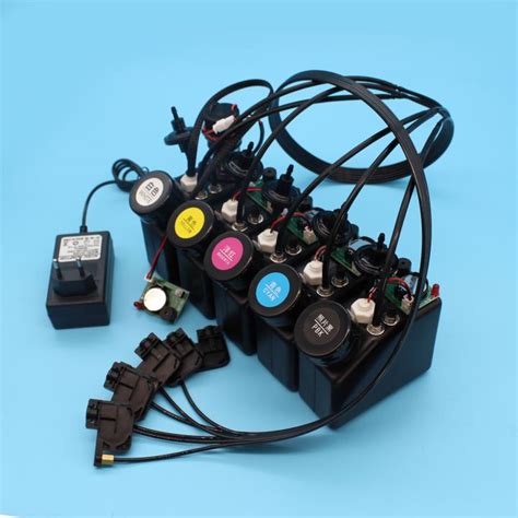 Uv White Ink Ciss With Stirrer Ink Level Sensor Alarm White Ink Tank For Epson L1800 L805