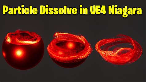 particle dissolve in ue4 27 niagara 👉 trailer youtube