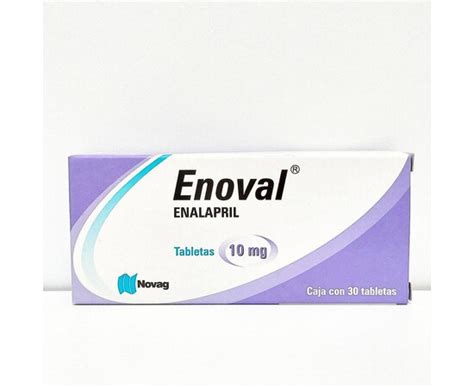 Medicina Enoval Enalapril 10 Mg X 30 Tab Novag