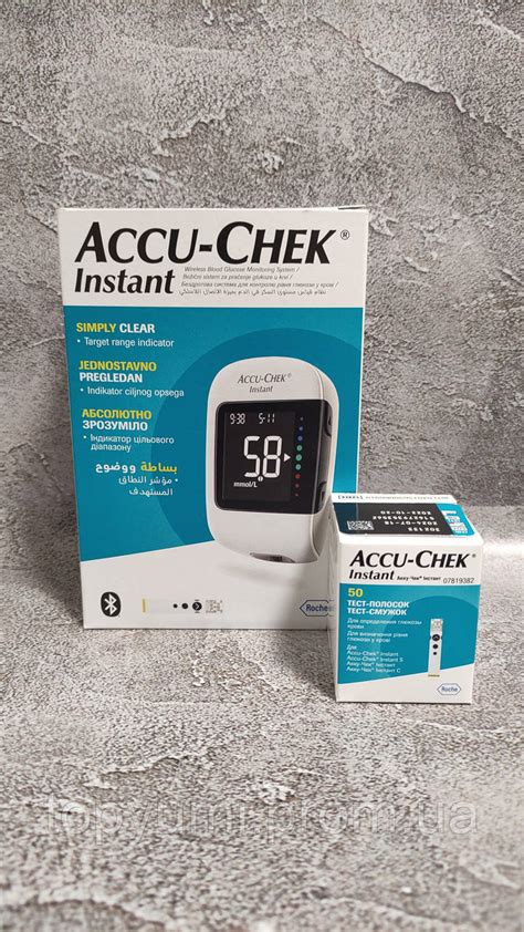 Глюкометр Accu-Chek Instant + 50 додаткових тест смужок (Акку-Чек ...