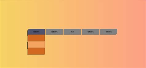 纯html css制作导航栏 下拉菜单 html 曾某 智慧脑瓜 华为开发者空间