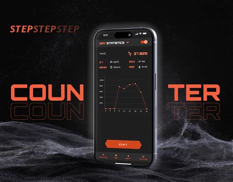 Step Counter App Behance