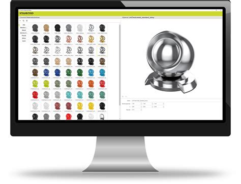 material editor visualizes your 3d data