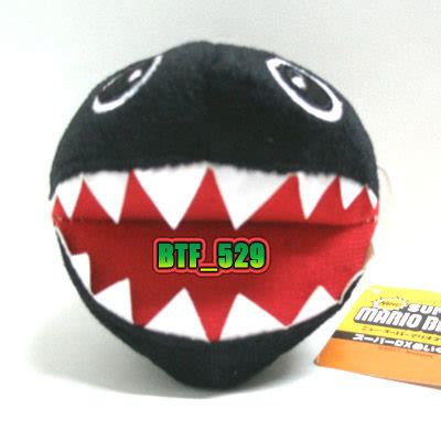 New Super Mario Chain Chomp Keychain Plush Figure 3pcs 102240096